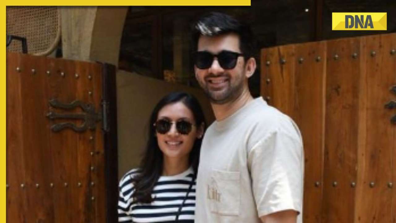 Watch: Karan Deol introduces fianceé Drisha Acharya to paps as they ...