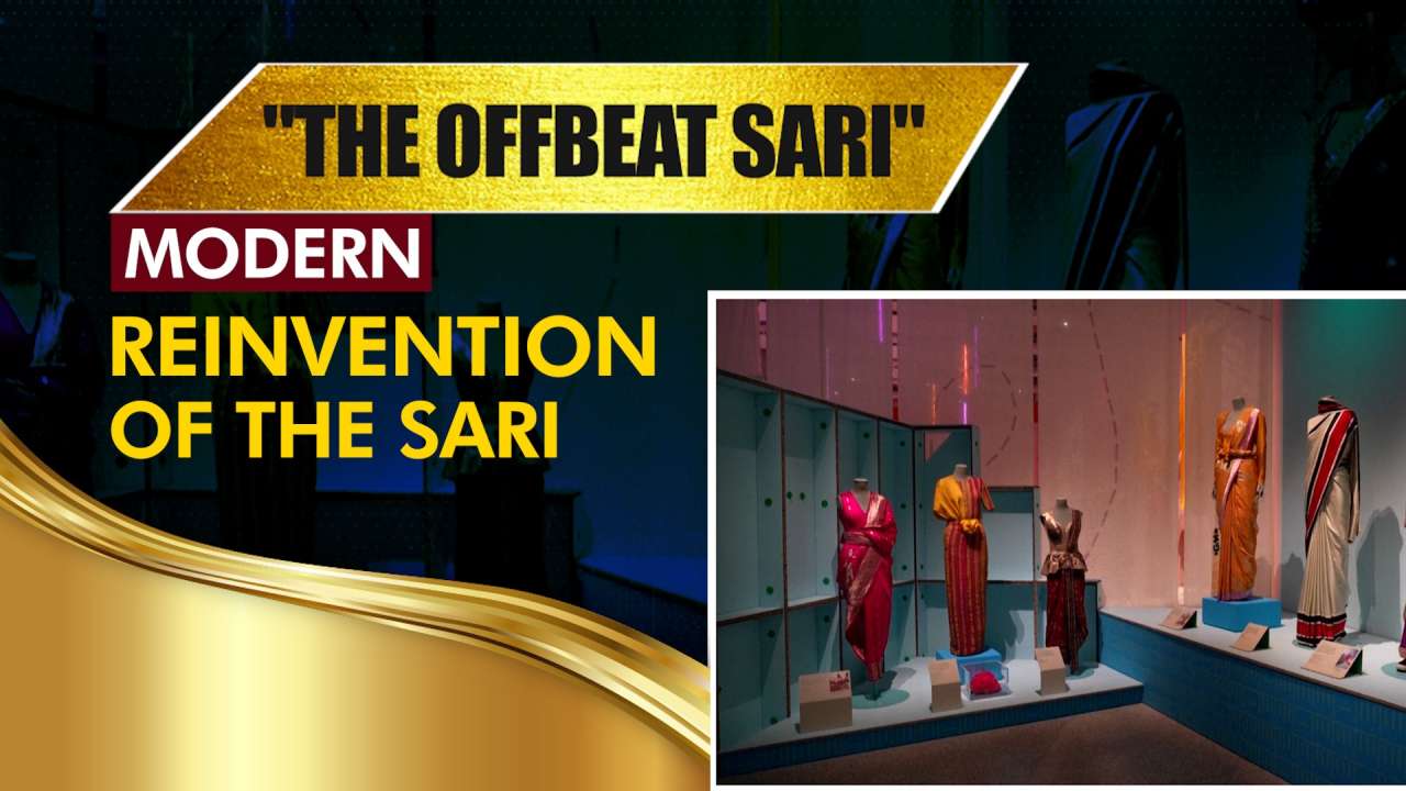 "The Offbeat Sari": 60 Contemporary Sari on display from 'Gold ...