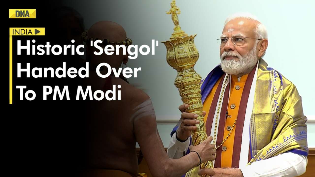 New Parliament Building Inauguration: Adheenams hand over 'Sengol' to ...