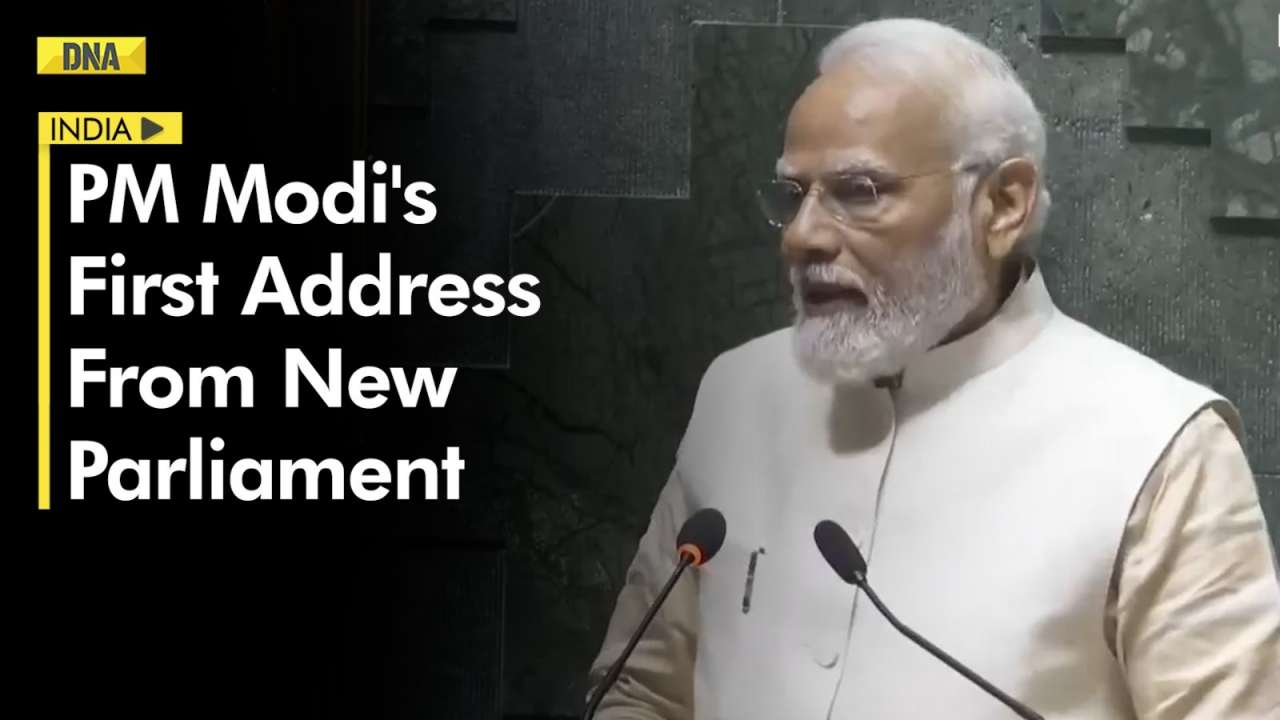 In first address from new Parliament, PM Modi Describes Parliament ...