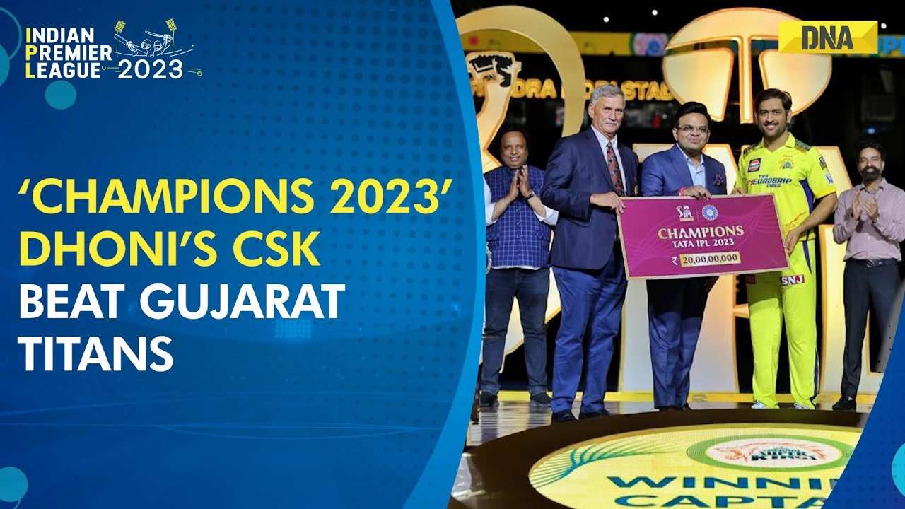 IPL Final 2023: Chennai Super Kings crowned IPL 2023 champion, Ravindra ...
