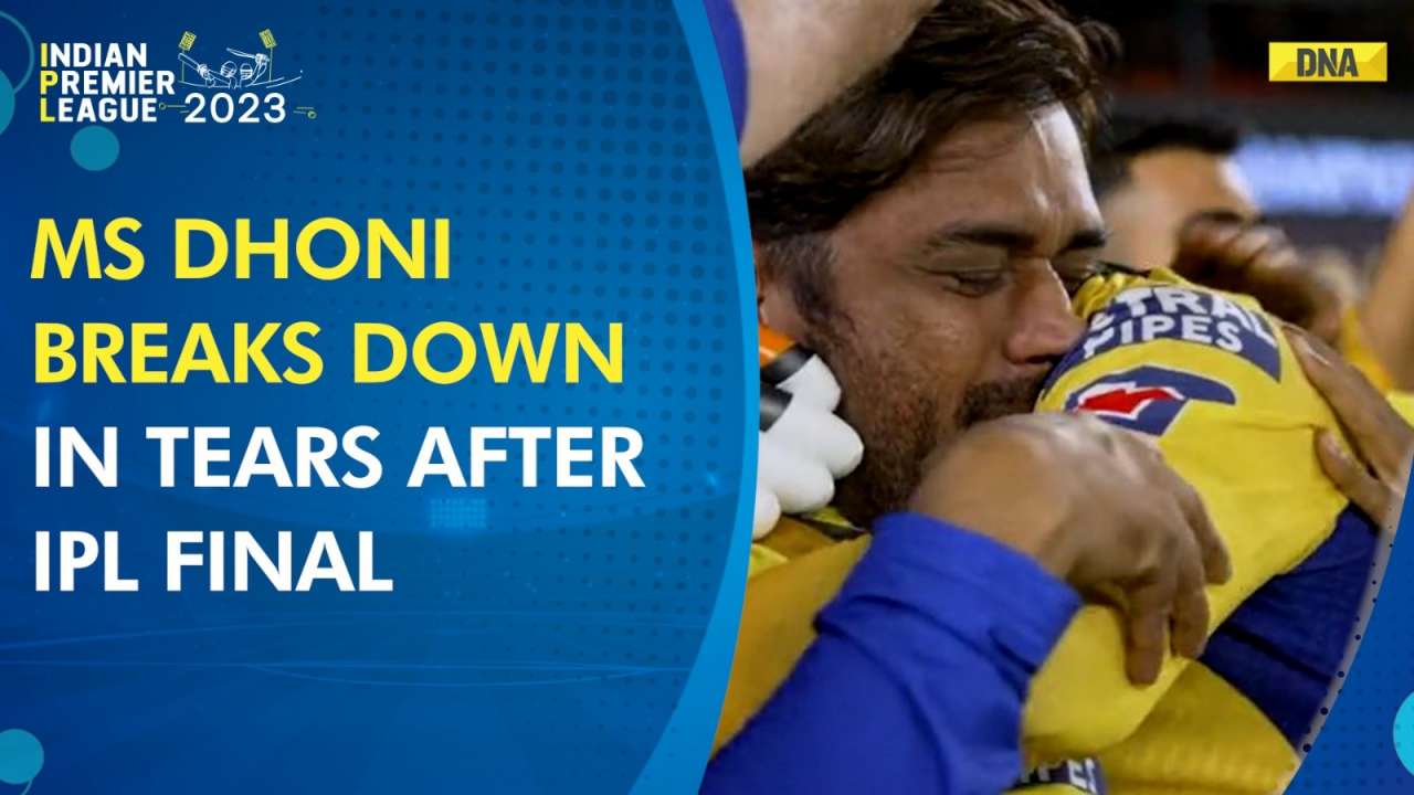 IPL 2023 Best Moments: Emotional MS Dhoni burst into tears, watch heart ...