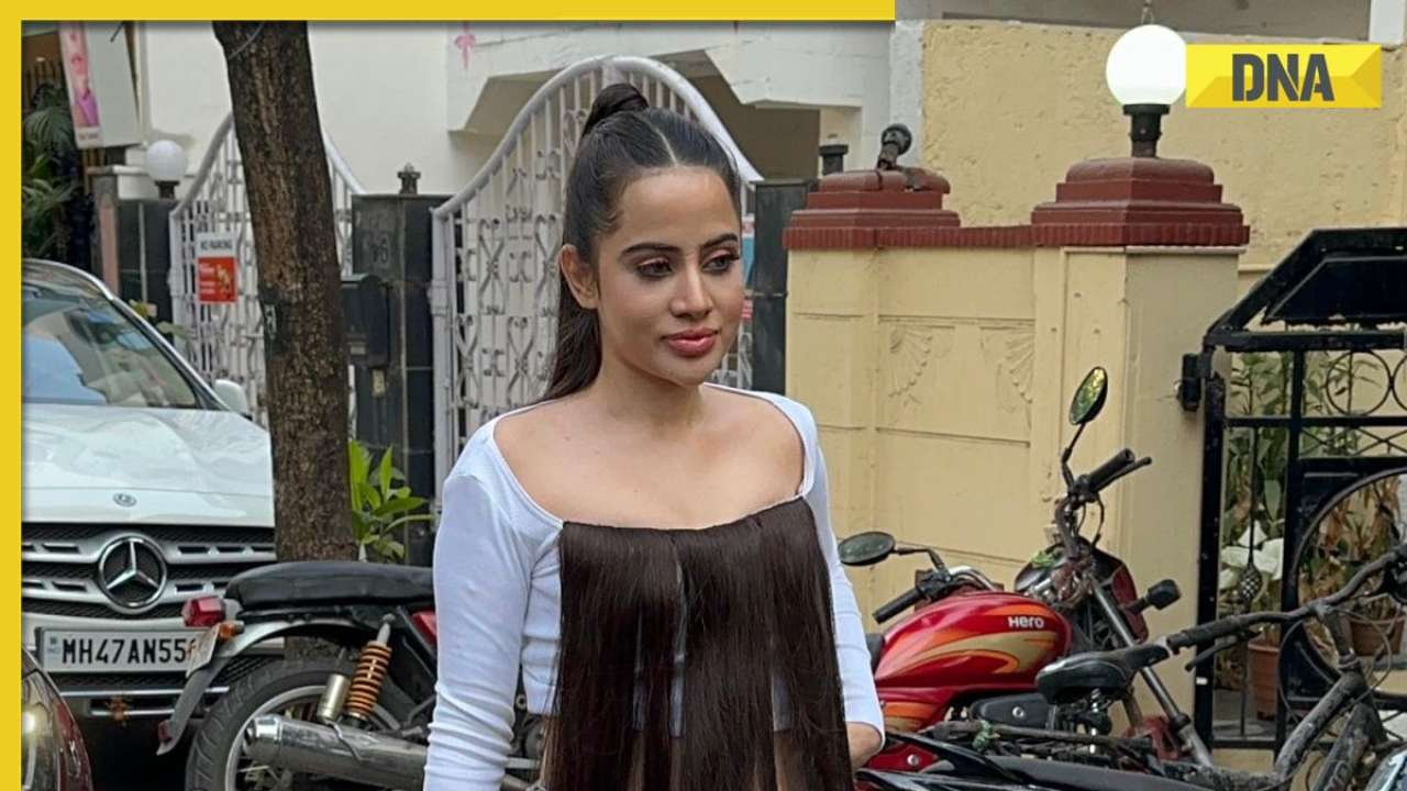 'Chudail ke baal...': Urfi Javed's outfit made with hair extensions ...