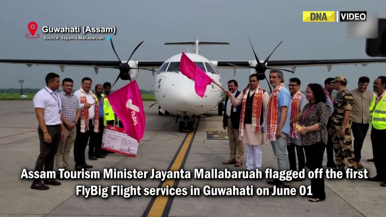 Assam Tourism Minister Jayanta Mallabaruah flags off first FlyBig ...