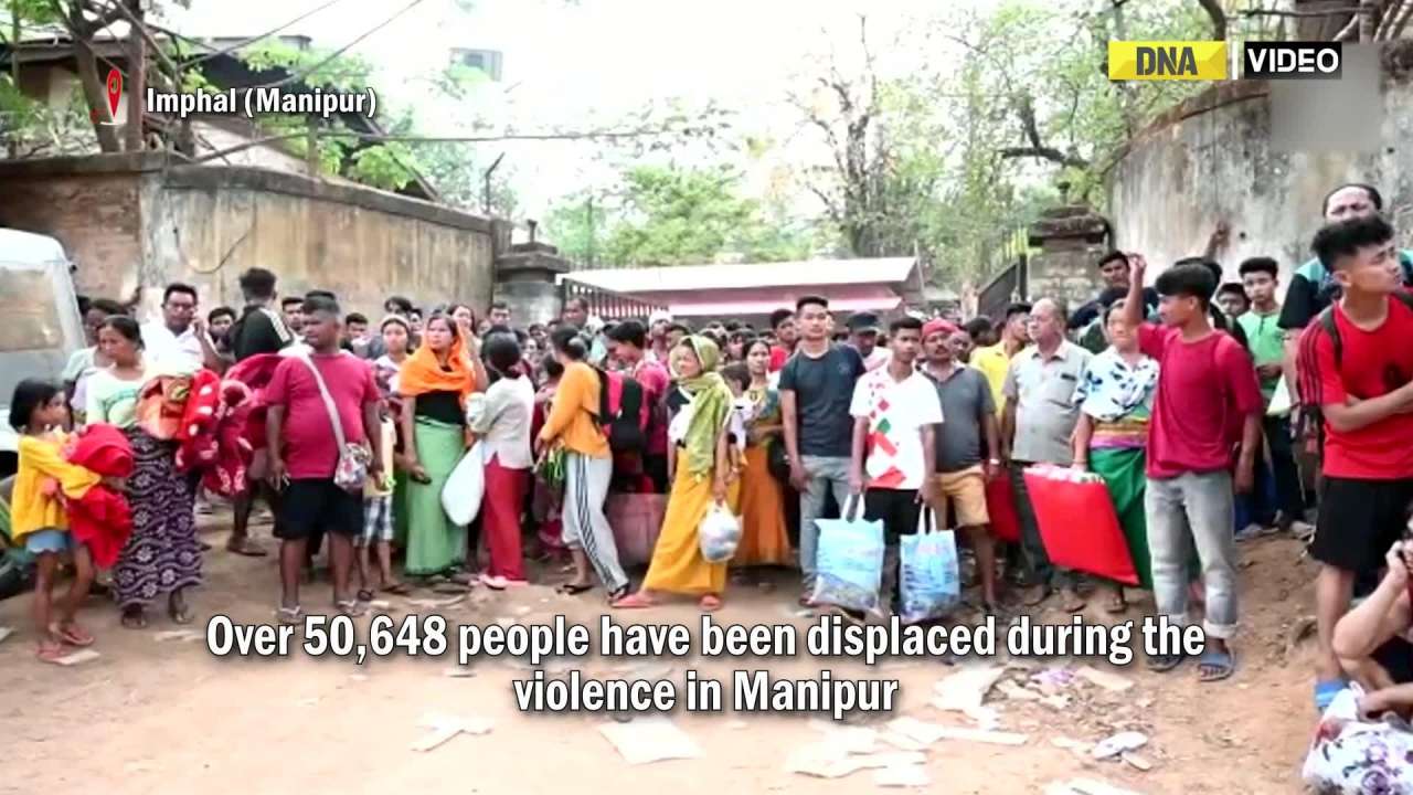 Manipur Violence: 50,648 displaced people take shelter in around 349 ...
