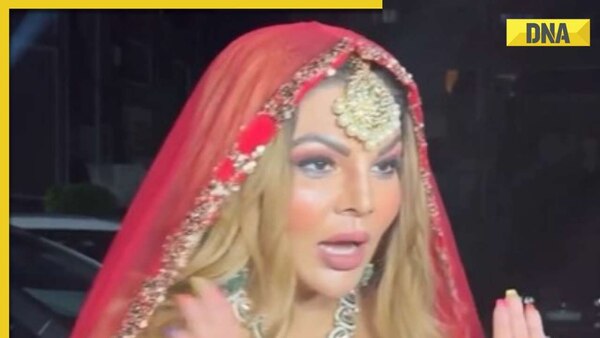 Rakhi Sawant throws break-up party in red lehenga, says she is 'finally ...
