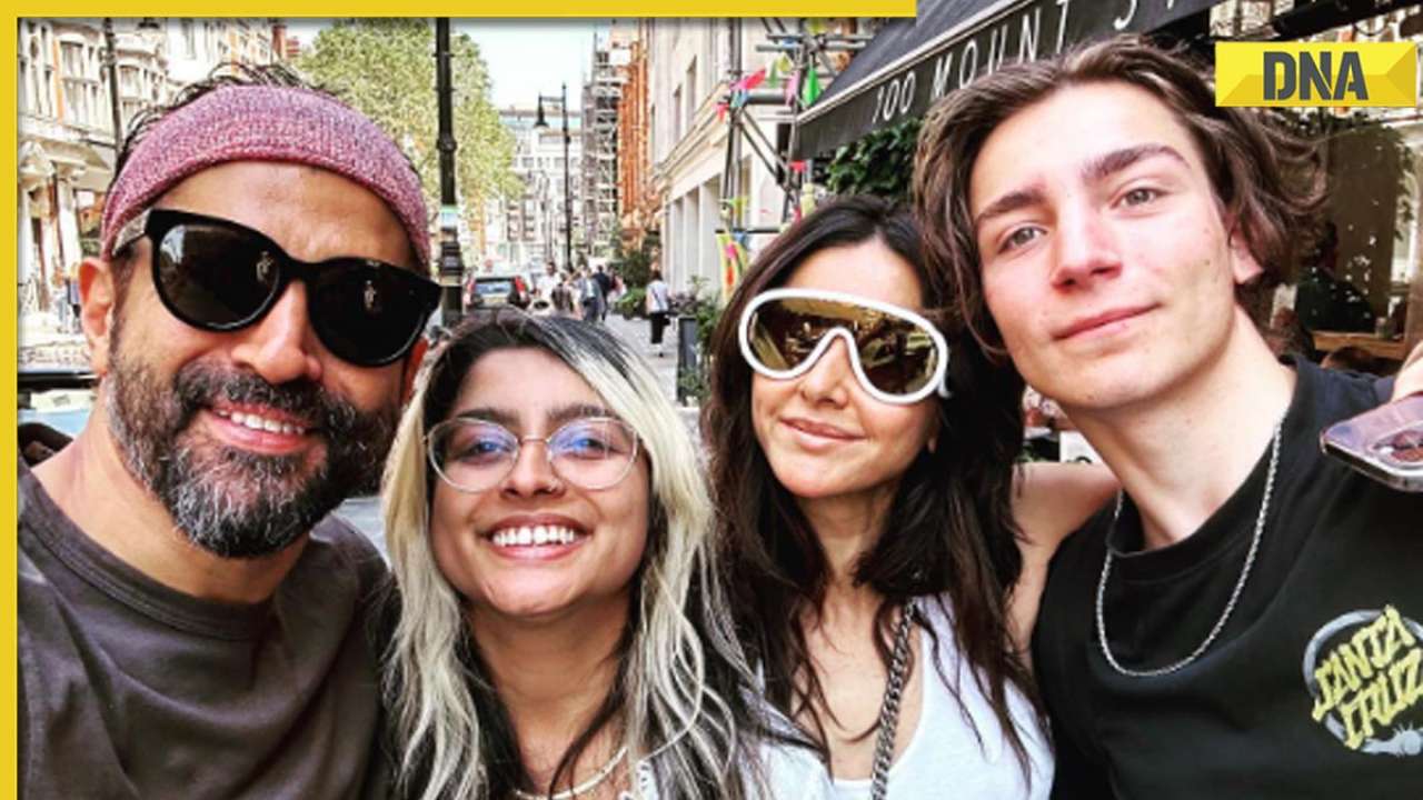 Farhan Akhtar shares adorable snapshots of his London trip with family