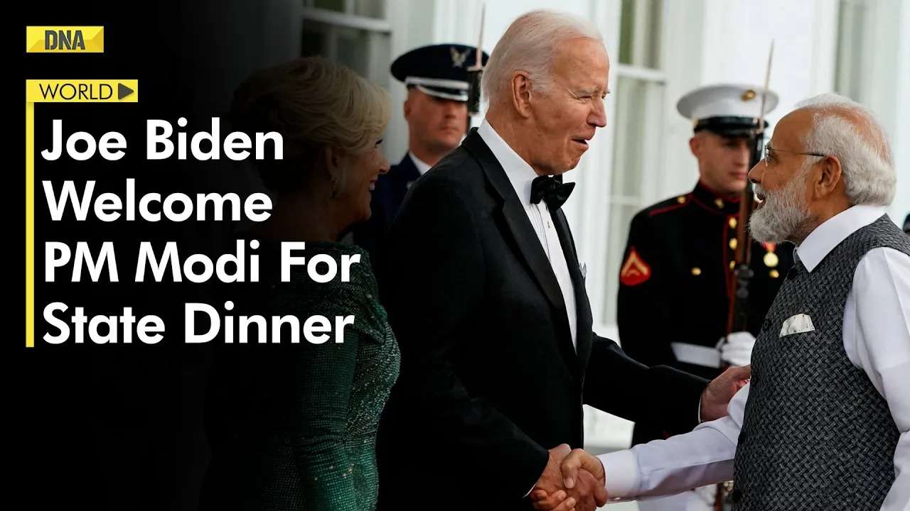 US President Joe Biden and First Lady Jill Biden welcome PM Modi for ...