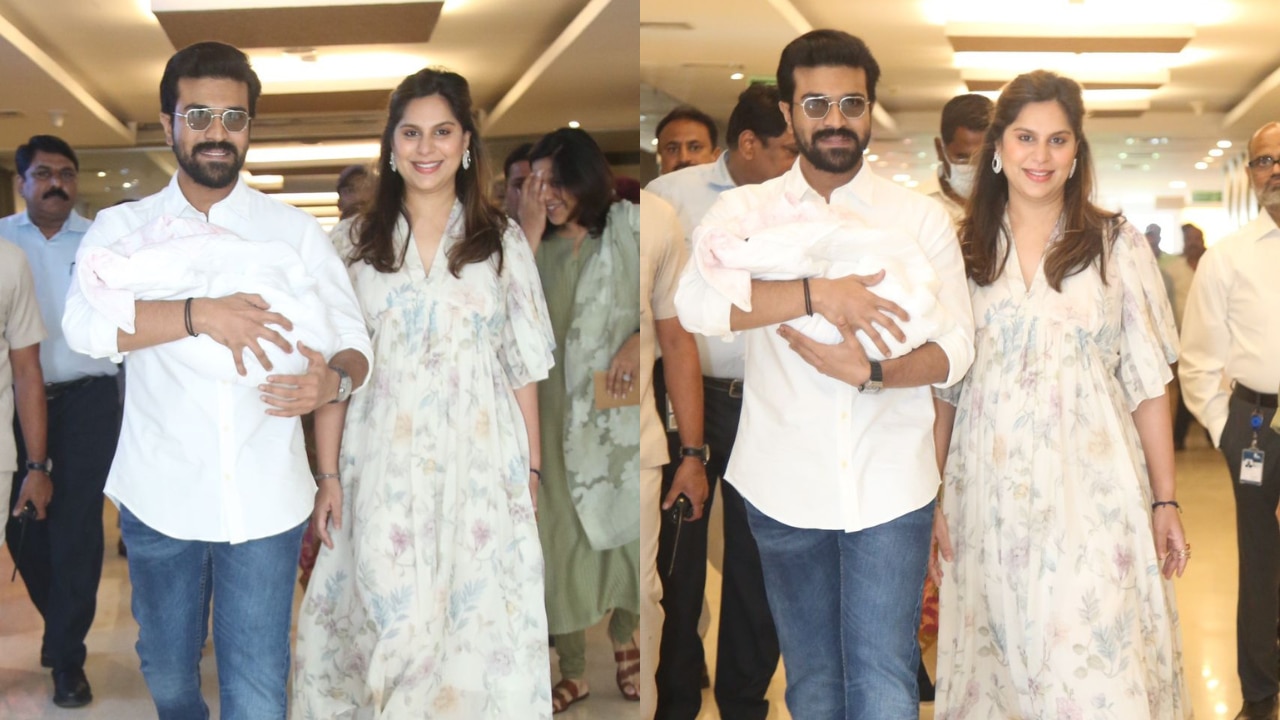 In pics: Ram Charan, Upasana Kamineni make first public appearance with ...
