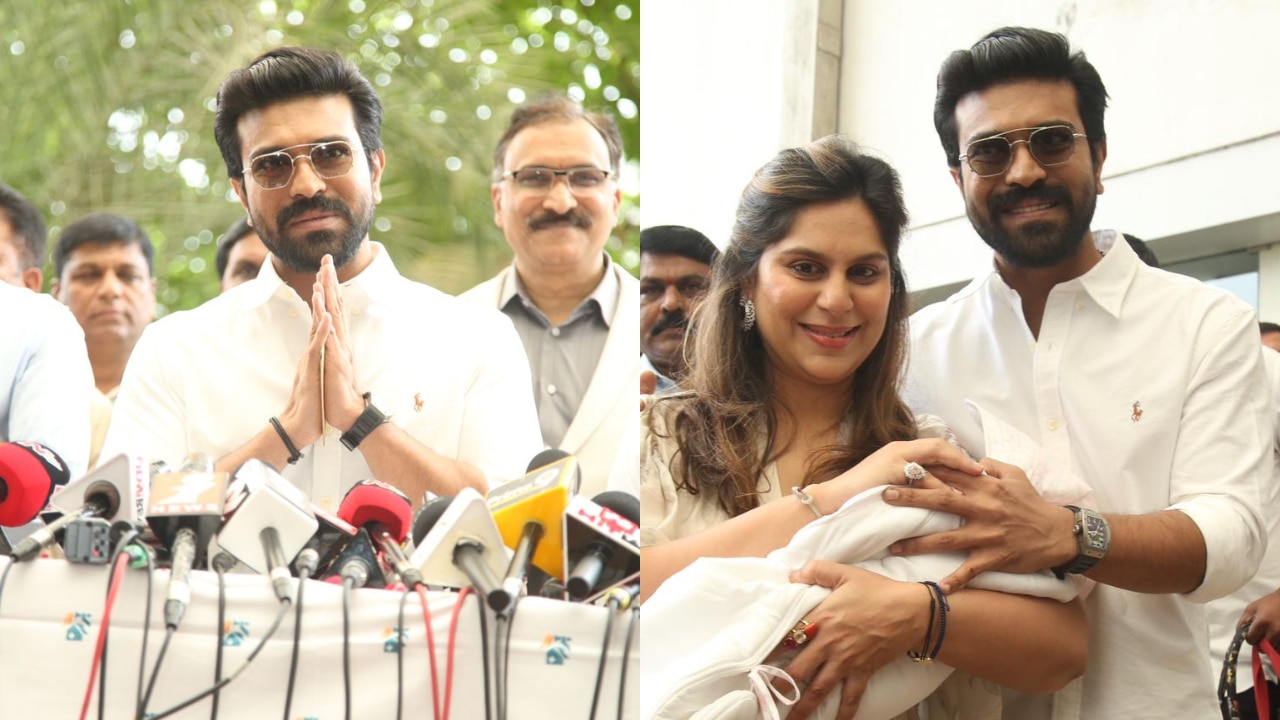 In pics: Ram Charan, Upasana Kamineni make first public appearance with ...