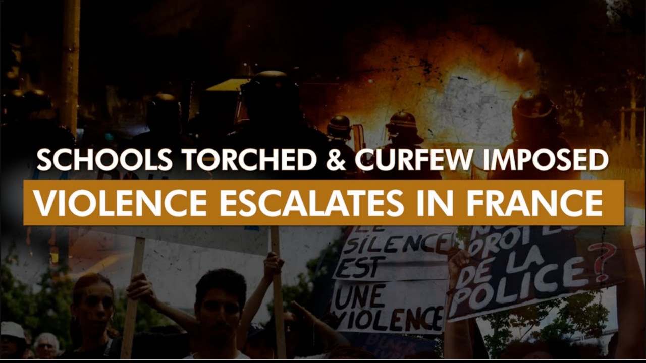 Protesters ransack banks, torch cars across France as riots enter third ...