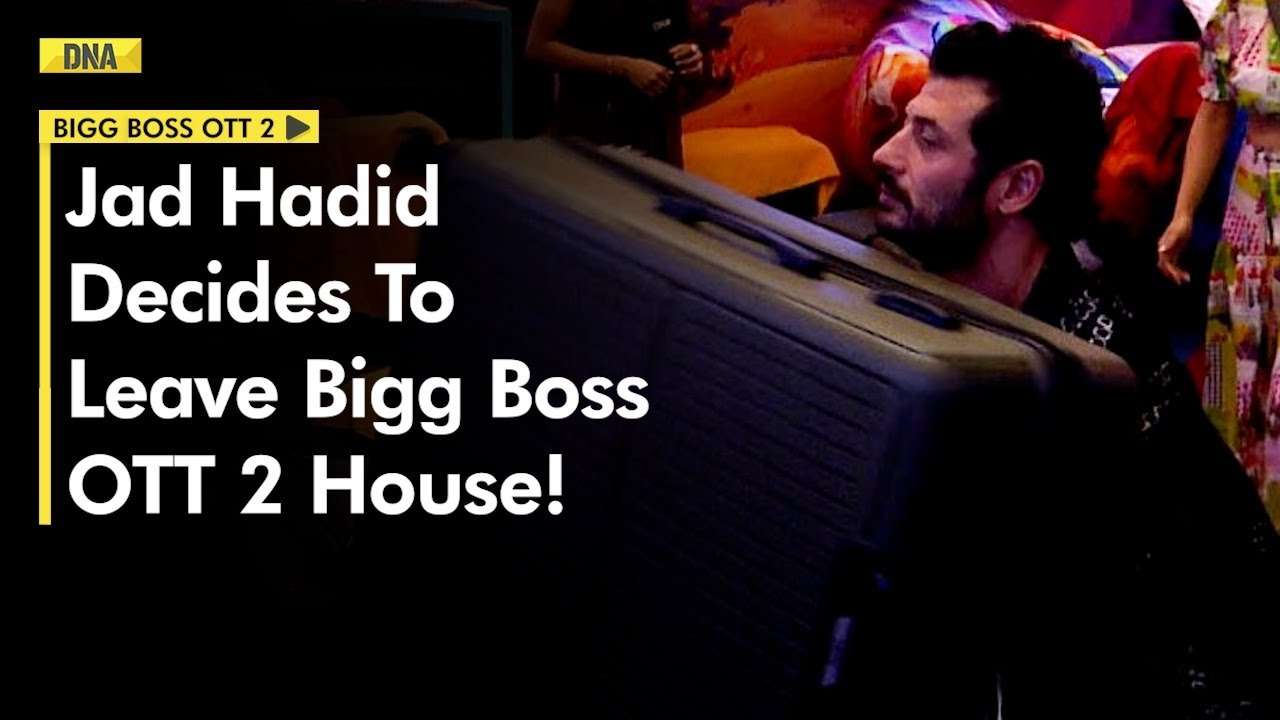 Bigg Boss OTT 2: Jad Hadid Breaks Down, Packs Bags To Leave The House ...