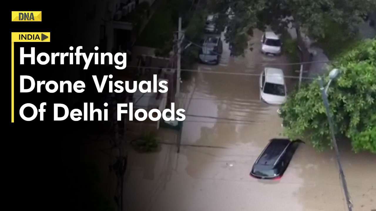 Devastating Drone Visuals Show Flooded Roads Of Delhi After Yamuna ...