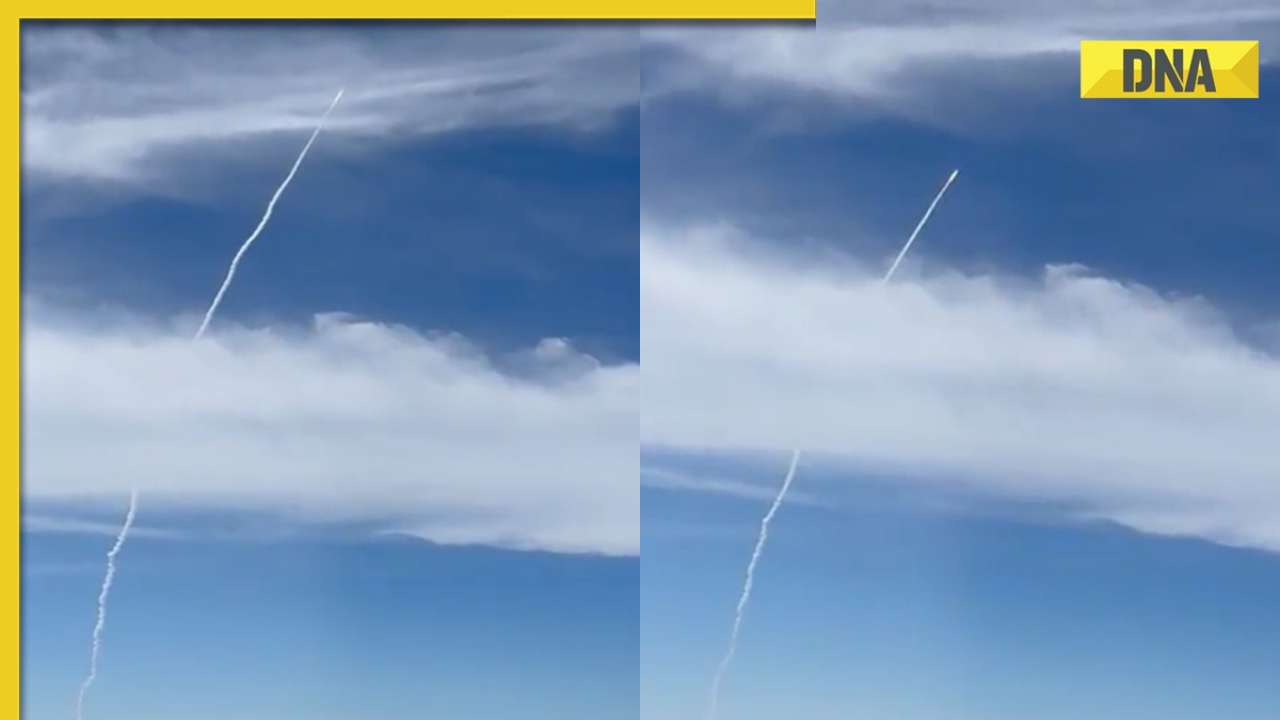 Watch: Chandrayaan 3 launch view taken from flight goes viral