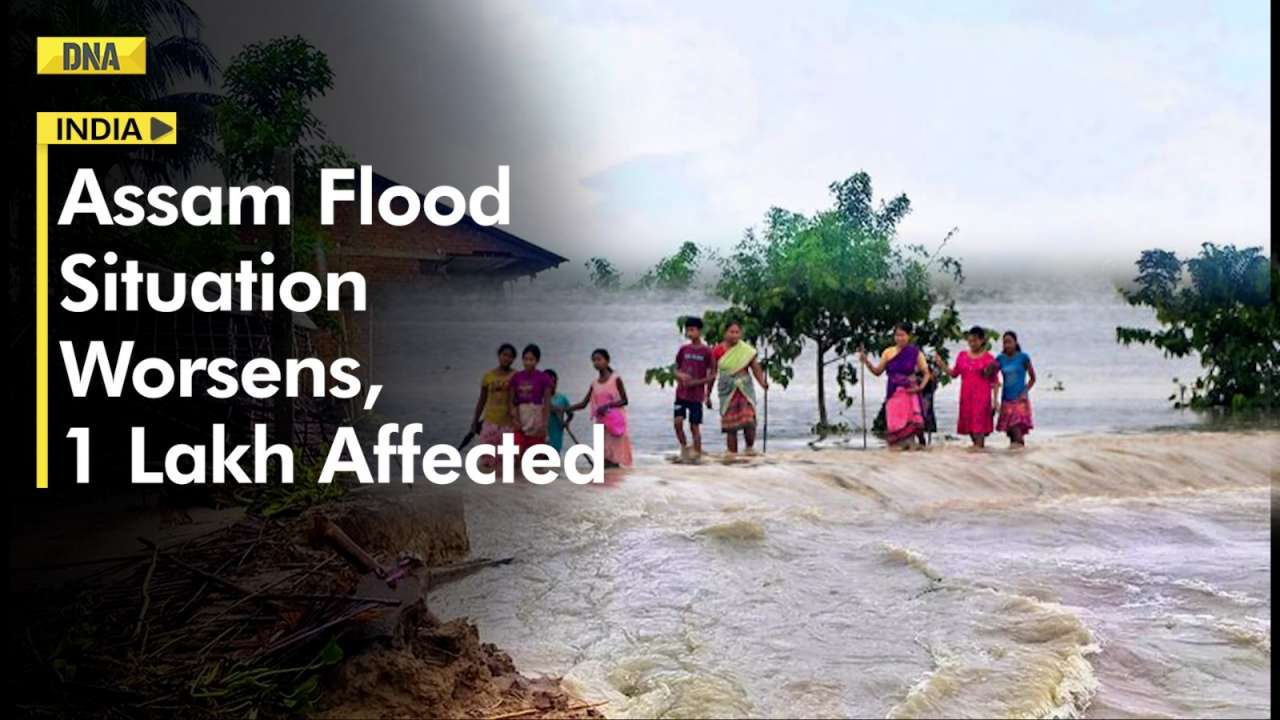 Assam Flood: One lakh affected, villages submerged, rivers flooded, situation remains grim