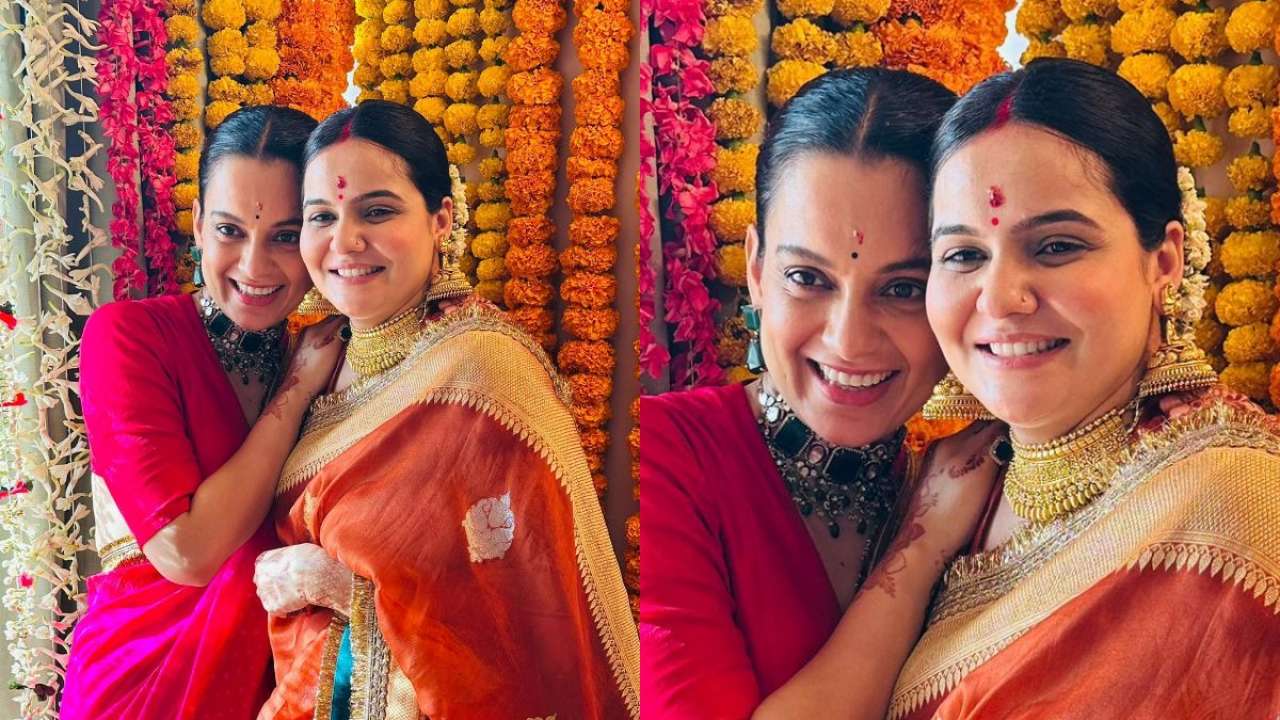 Kangana Ranaut attends sister-in-law Ritu Ranaut's baby shower, dances ...