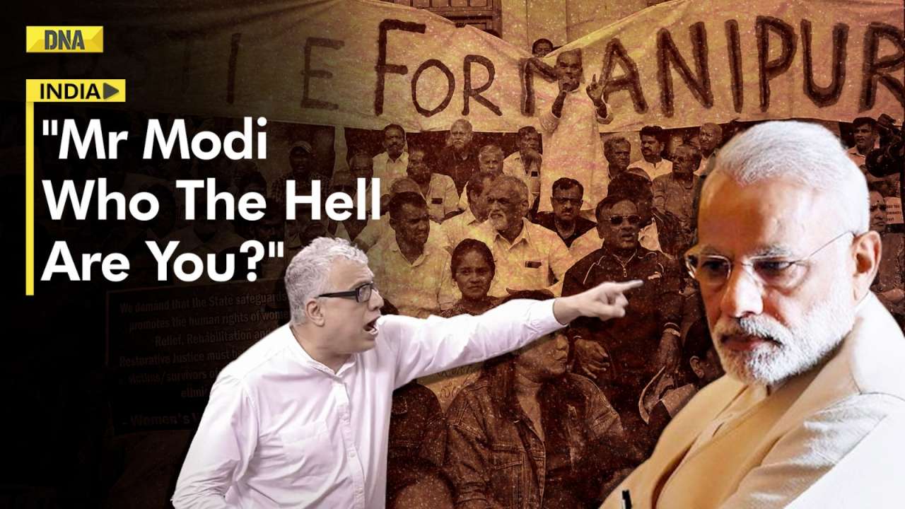 Manipur Violence: TMC MP Derek O'Brien gets aggressive, slams PM for no ... Manipur Violence: TMC MP Derek O'Brien gets aggressive, slams PM for no ...