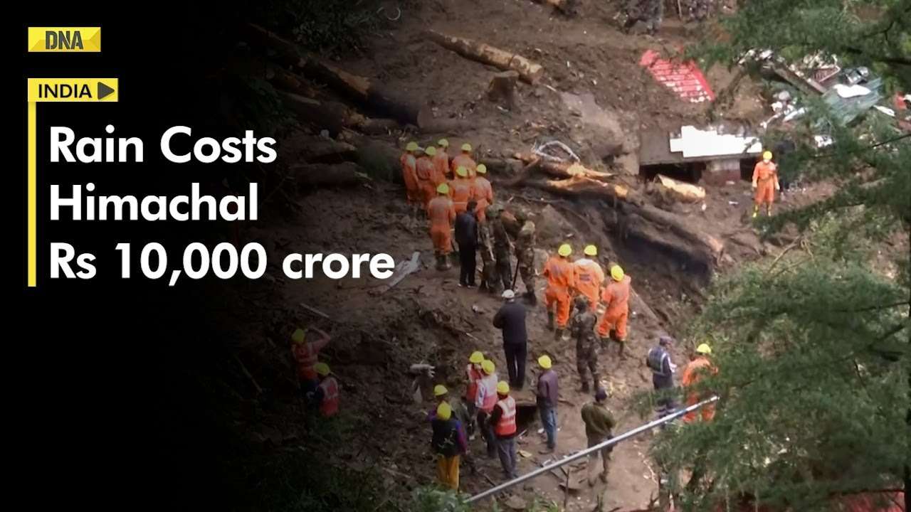 Himachal Rainfall: Rain costs Rs 10,000 crore, 74 dead, 1,000 rescued ...