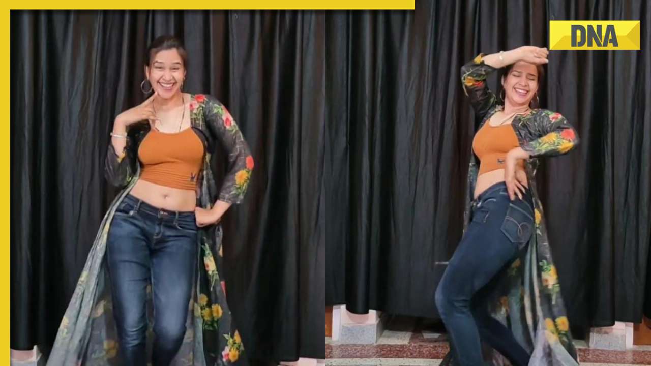 Viral video: Girl's infectious dance to '2 Gaj Ka Ghunghat' sets online ...