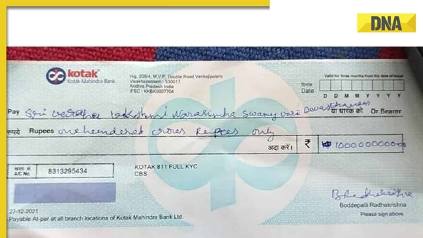 Man with Rs 17 in bank account deposits Rs 100 crore cheque in temple's ...