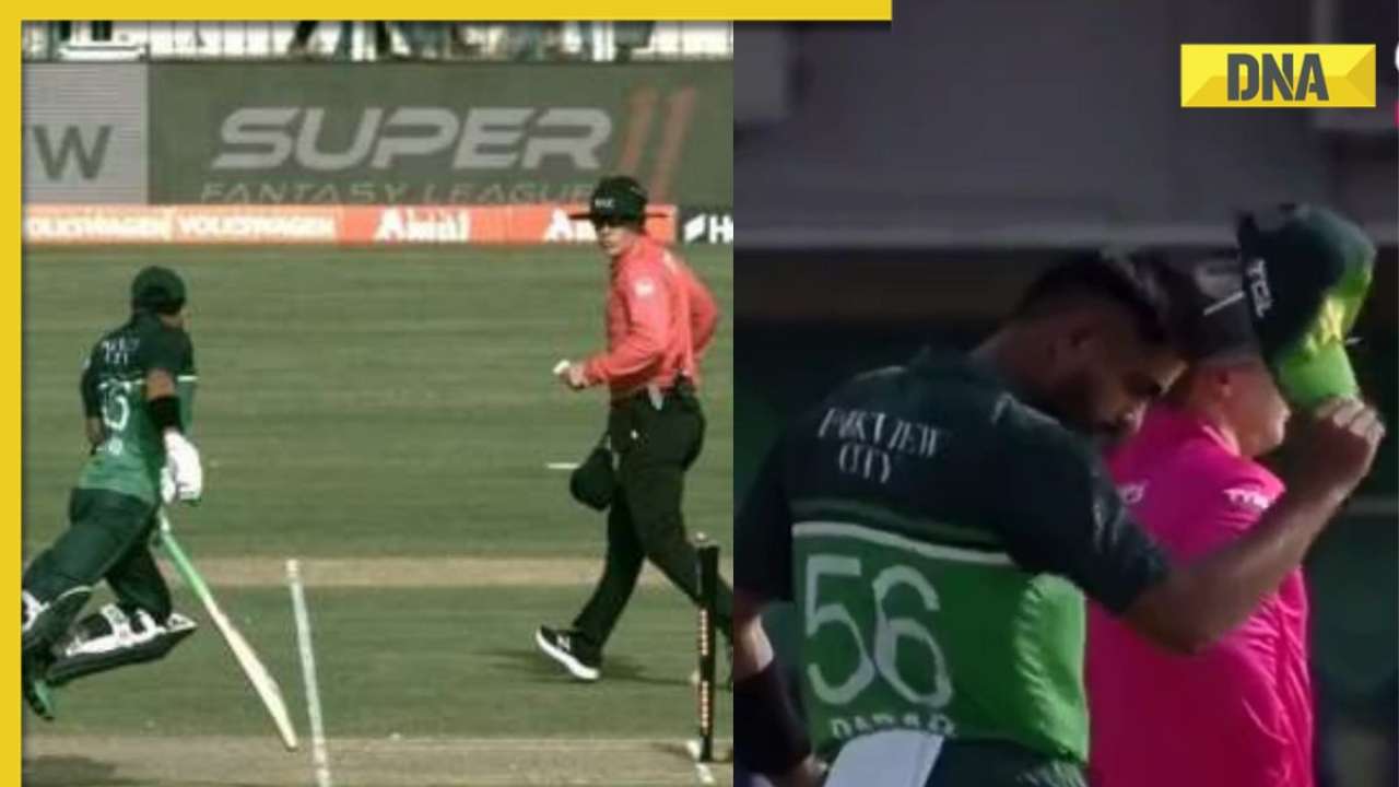 Watch: Babar Azam throws cap in anger after Mohammad Rizwan falls ...