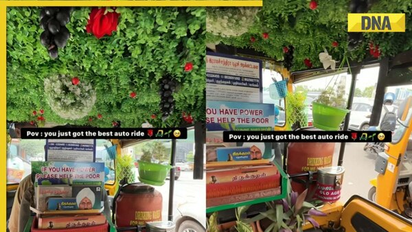 Viral video: Chennai auto-rickshaw driver's incredible garden-on-wheels ...