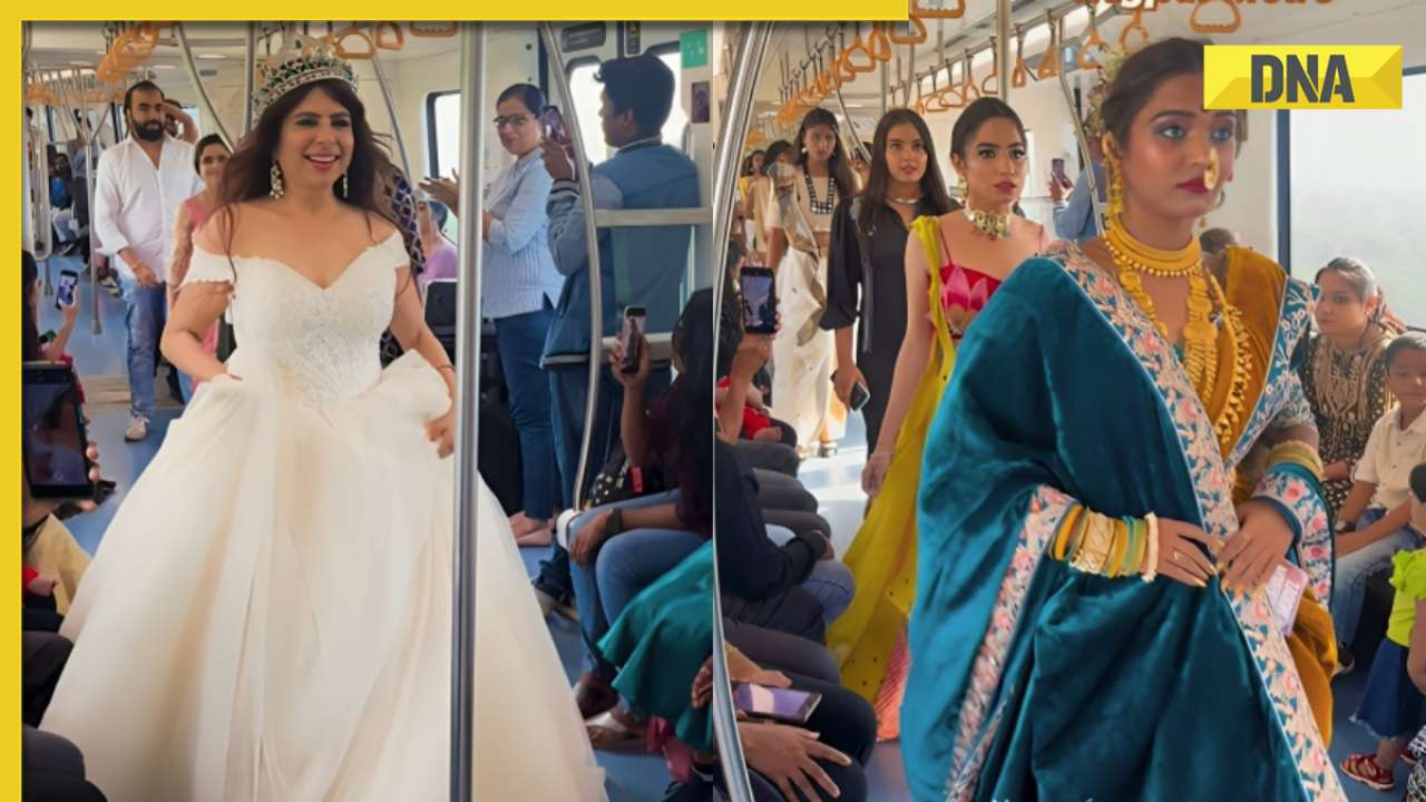 Viral video: Girls' ramp walk in moving Nagpur metro sparks debate ...
