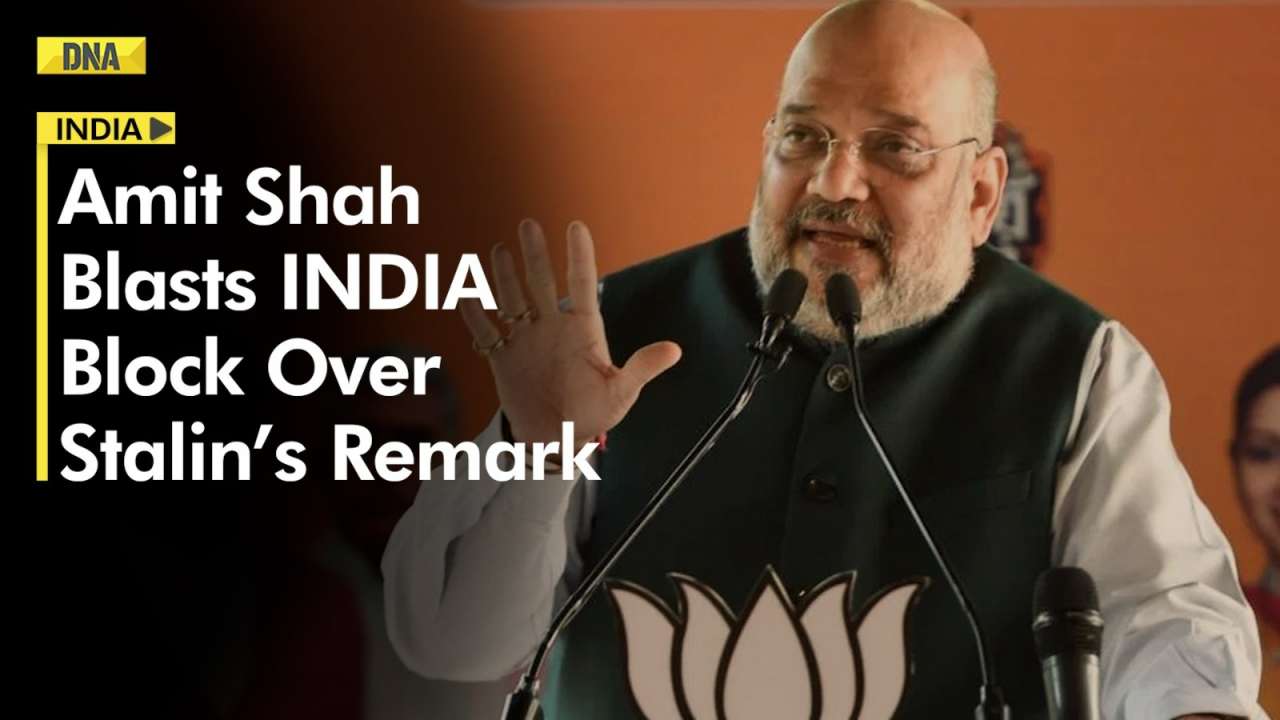 Amit Shah Blasts INDIA Block Over Stalin’s Remark, Says Not First Time ...