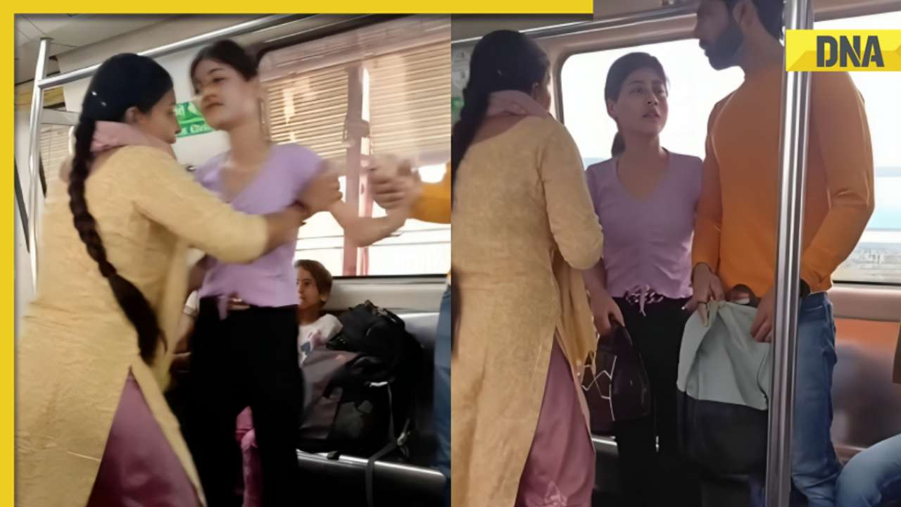 Viral video: Woman verbally fights, pushes girl on Delhi metro ...