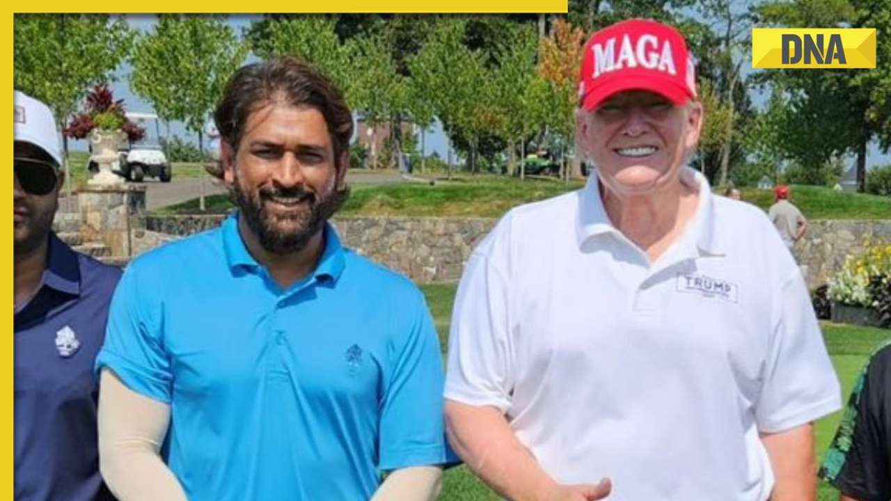 ‘Donald Trump taking tips from Mahi bhai…’: MS Dhoni plays golf with ...