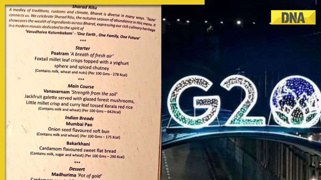 G20 Summit 2023: What's on the menu for dinner? Check list