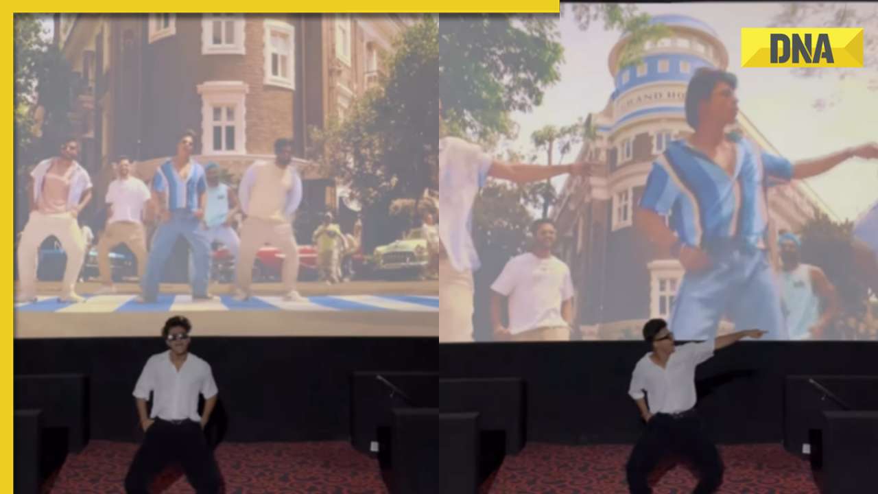 Viral video: Man's electrifying dance to SRK's 'Chaleya' in theatre ...