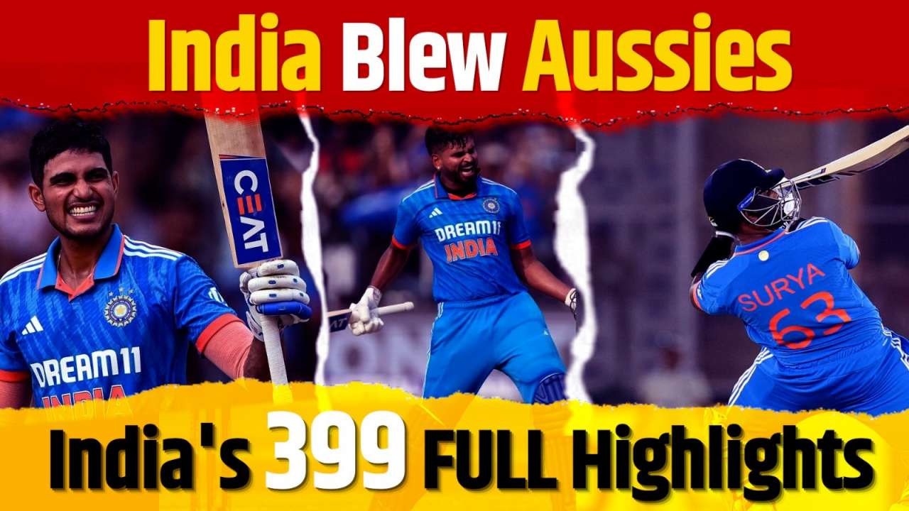 India's 399 highlights: Shubman Gill and Shreyas Iyer scores century | SKY's 72 | IND vs AUS 2nd ODI