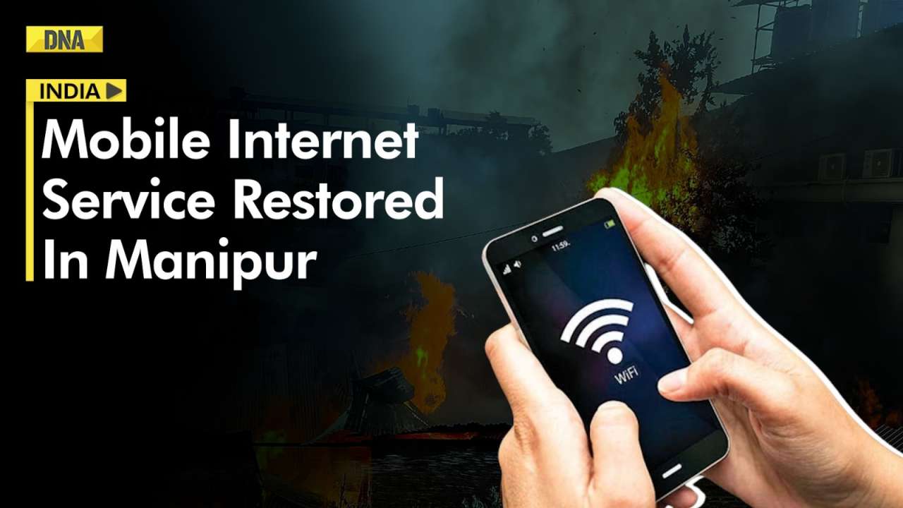 Manipur Violence: Mobile internet services restored in Manipur after 4 ...