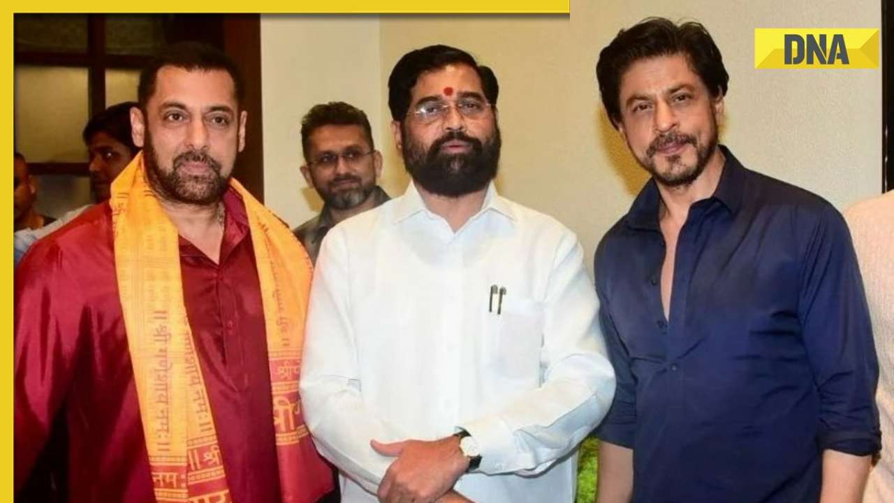 Shah Rukh Khan, Salman Khan pose with Maharashtra CM Eknath Shinde at ...