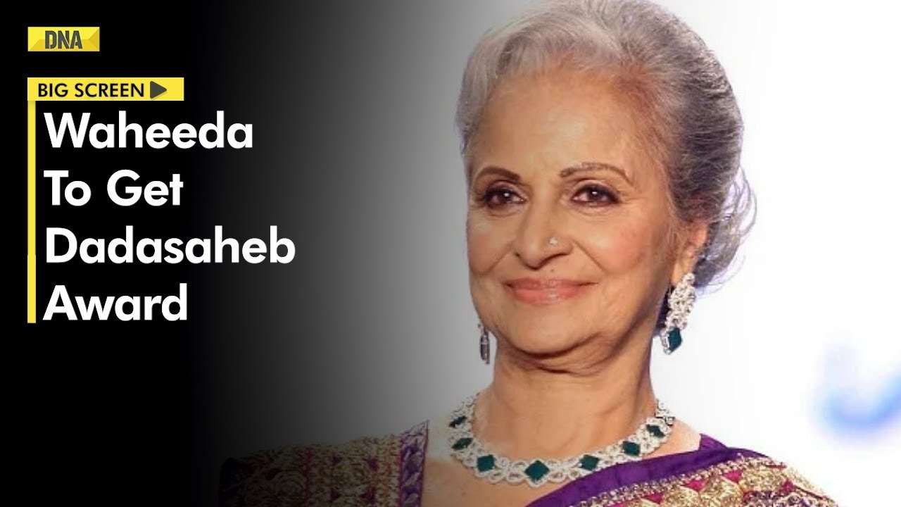 Legendary actor Waheeda Rehman to be honoured with esteemed Dadasaheb ...