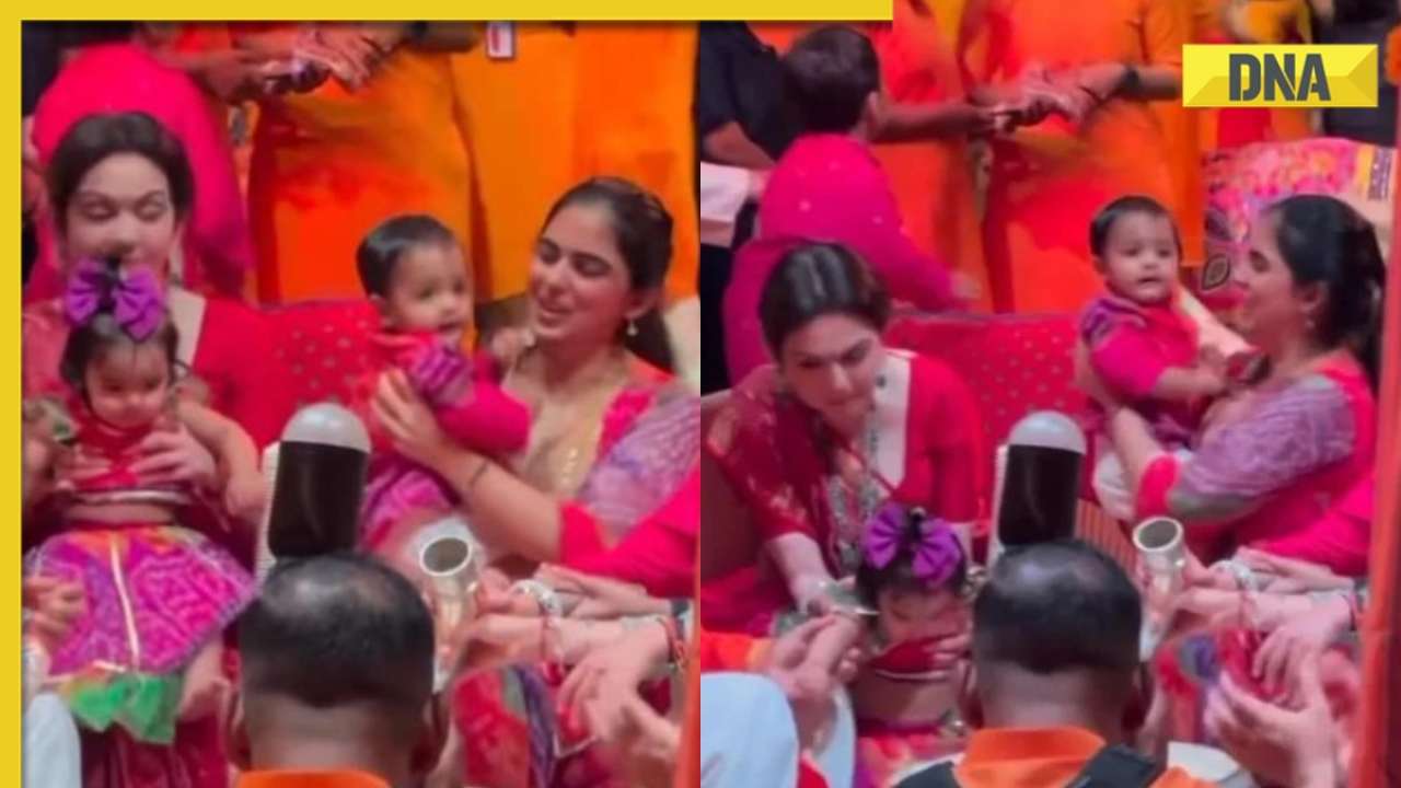 Viral video: Isha Ambani plays with her baby boy Krishna during Ganesh ...