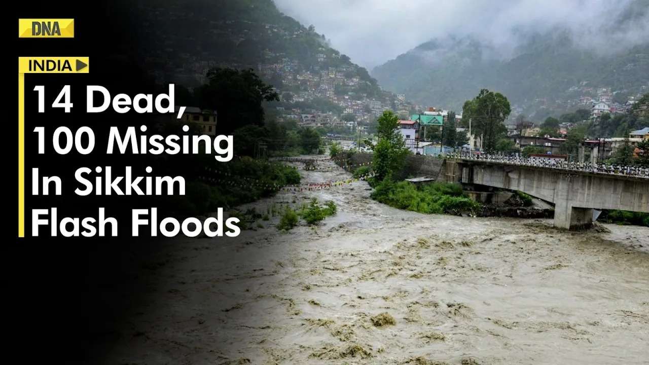 Sikkim Flash Flood: 14 dead, 102 missing, 20,000 affected; rescue operations underway, PM calls CM