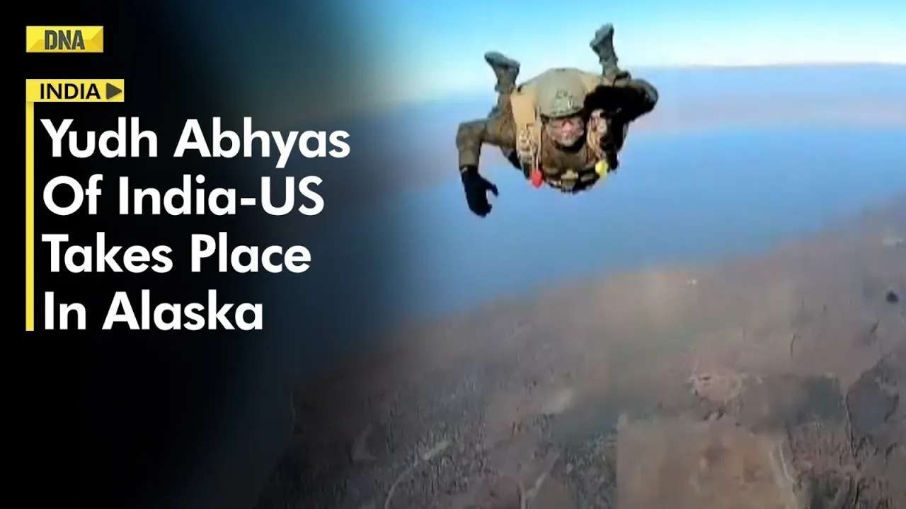 Yudh Abhyas 2023: US, Indian armies execute para jumps from transport ...