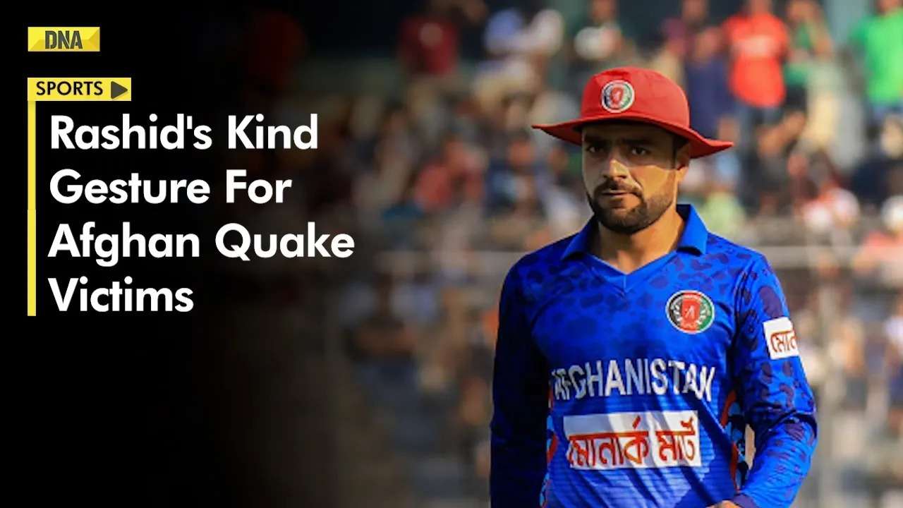 World Cup 2023: Afghanistan's Rashid Khan to donate world cup match ...