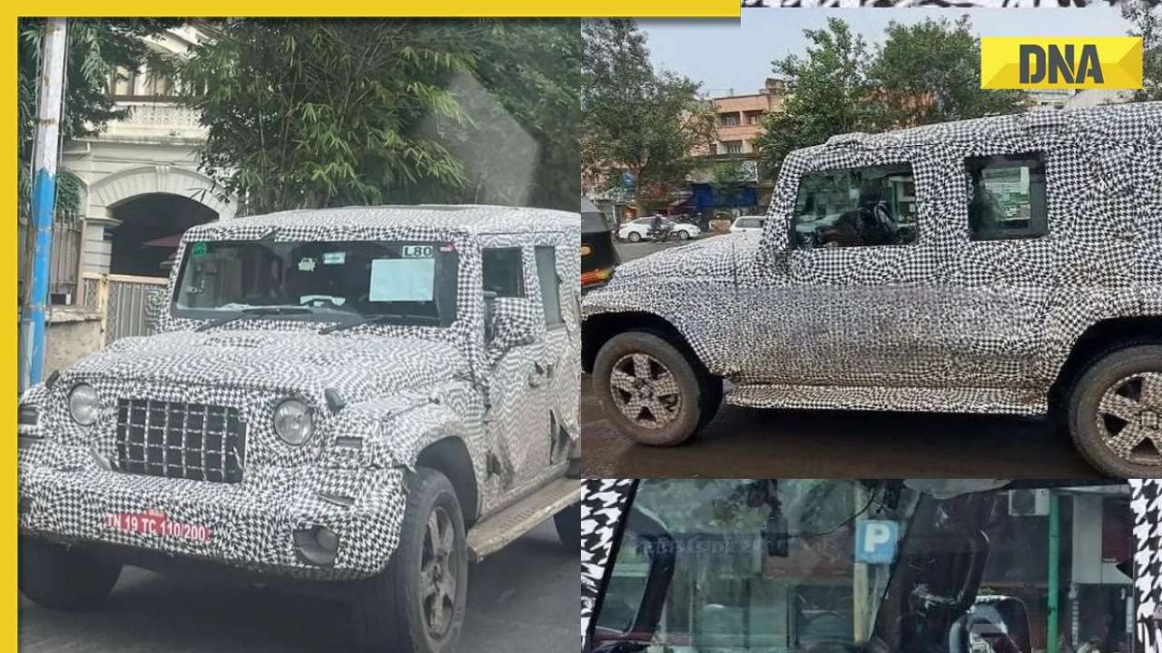 Mahindra Thar 5-door new images out, looks as massive as Mahindra ...
