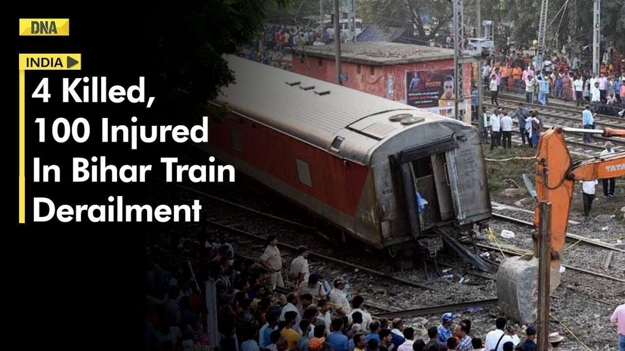 Bihar Train Mishap: 4 dead, 100 injured after Northeast Express derails ...