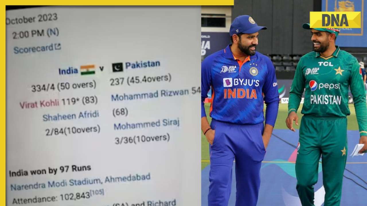 IND vs PAK World Cup match scripted? Netizens left bewildered by viral ...