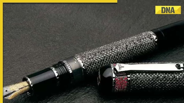 Price of world's most expensive pen, adorned with diamonds, gold ...