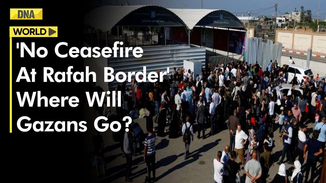 Israel Gaza War: Thousands of people arrive at Rafah border, Israel ...
