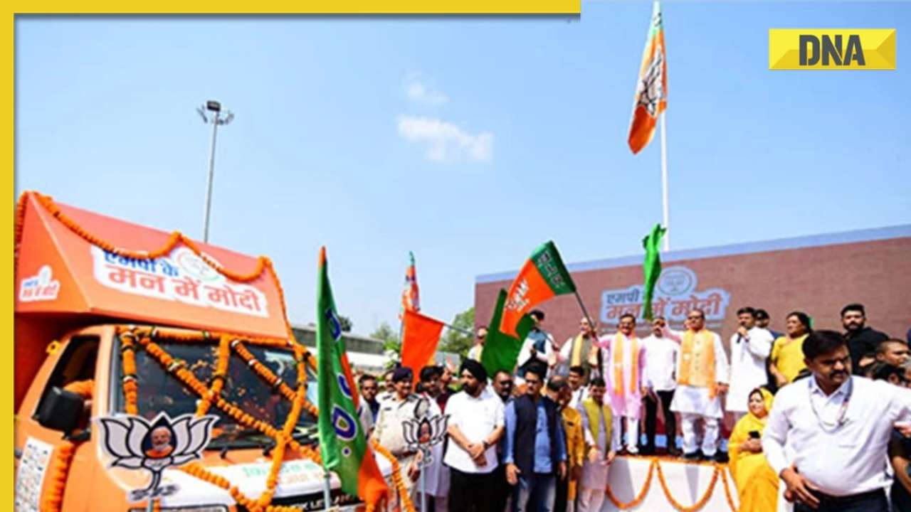 Hi-tech 'MP ke Mann me Modi' vehicles launched for Madhya Pradesh polls ...