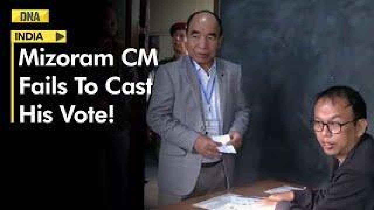 Mizoram assembly polls 2023: CM Zoramthanga failed to cast his vote due ...