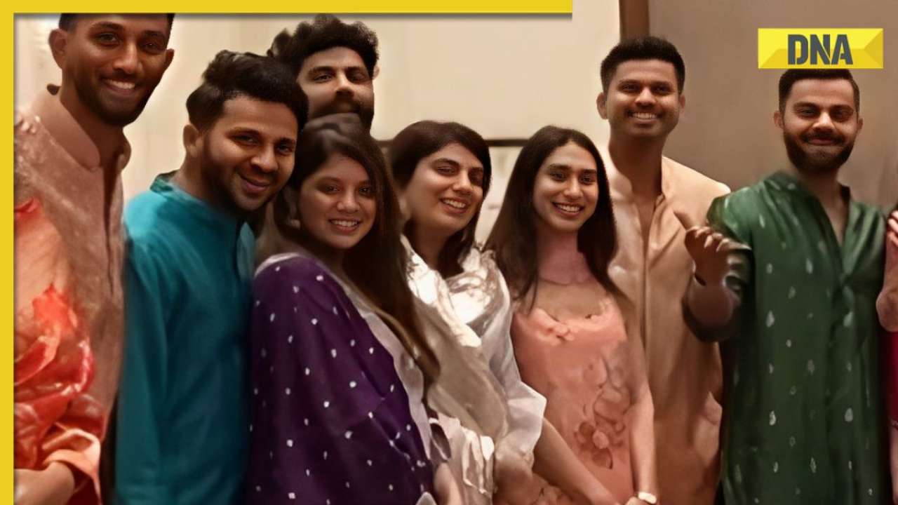 Shreyas Iyer Spotted With Mystery Girl At Team Indias Diwali Bash Netizens Ask Is That His
