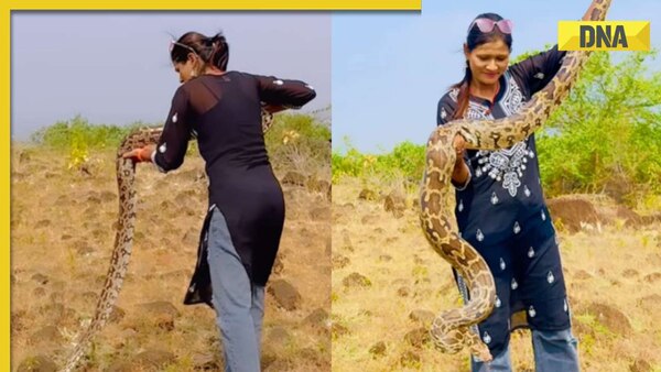 Viral video: Fearless woman turns heads on Instagram by playfully ...