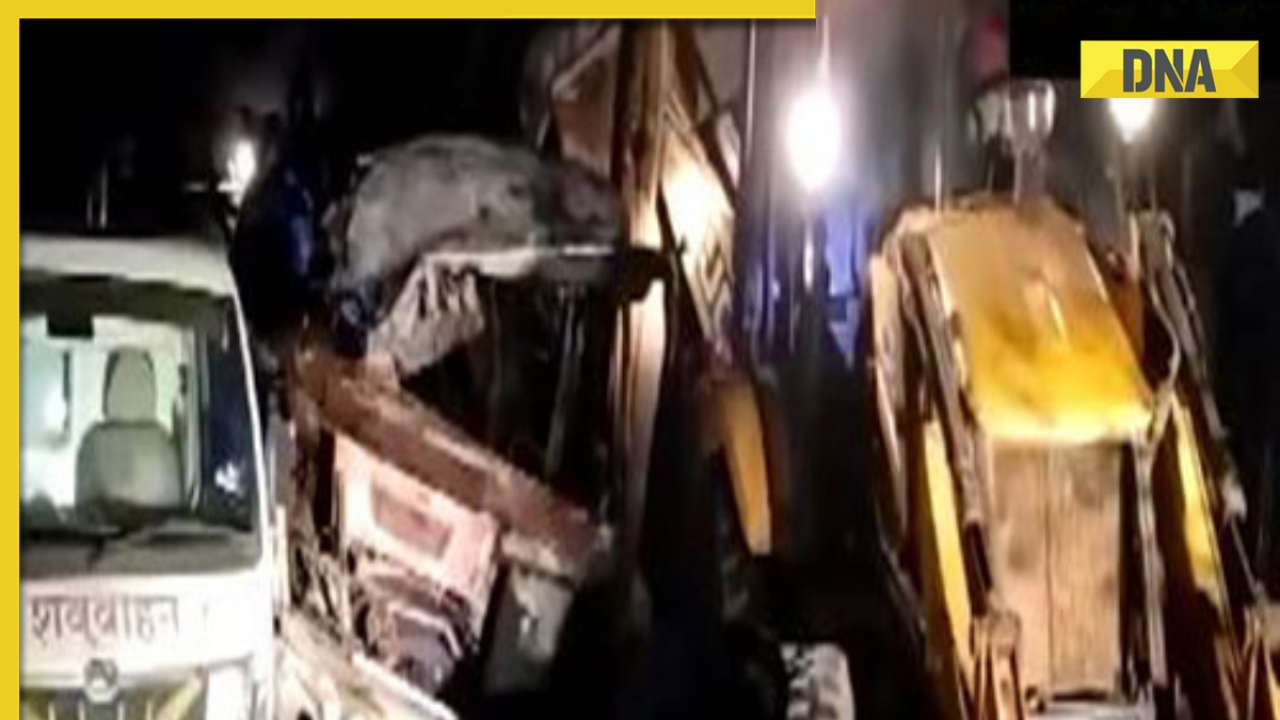 11 killed as bus catches fire in collision with dumper truck in MP's Guna